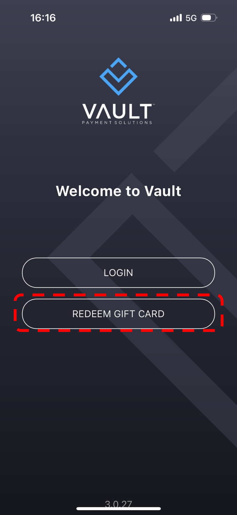Manually Redeeming a Vault Payments Digital Mastercard – Help Centre