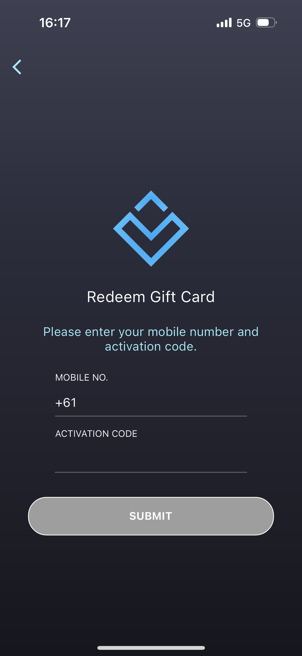 Manually Redeeming a Vault Payments Digital Mastercard – Help Centre